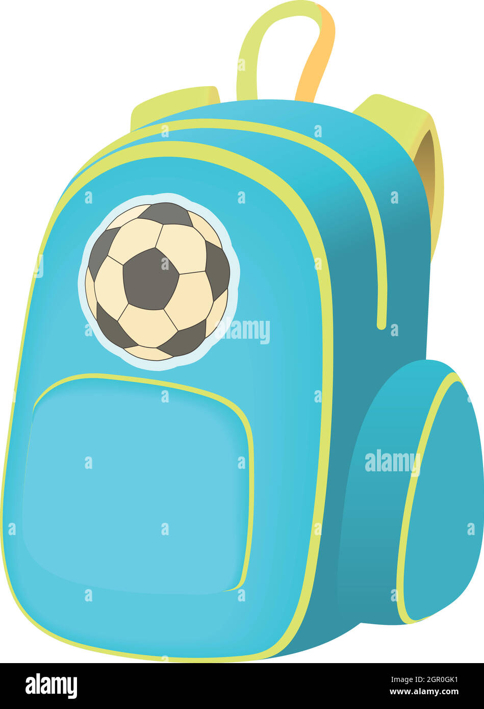 Cartoon backpack Cut Out Stock Images & Pictures - Alamy