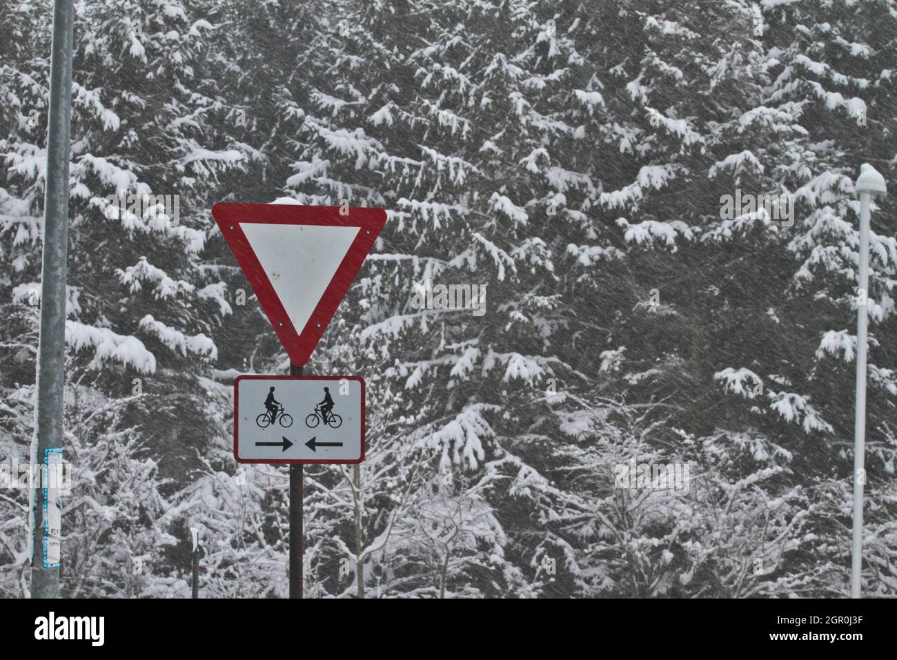 Danish traffic sign hi-res stock photography and images - Alamy