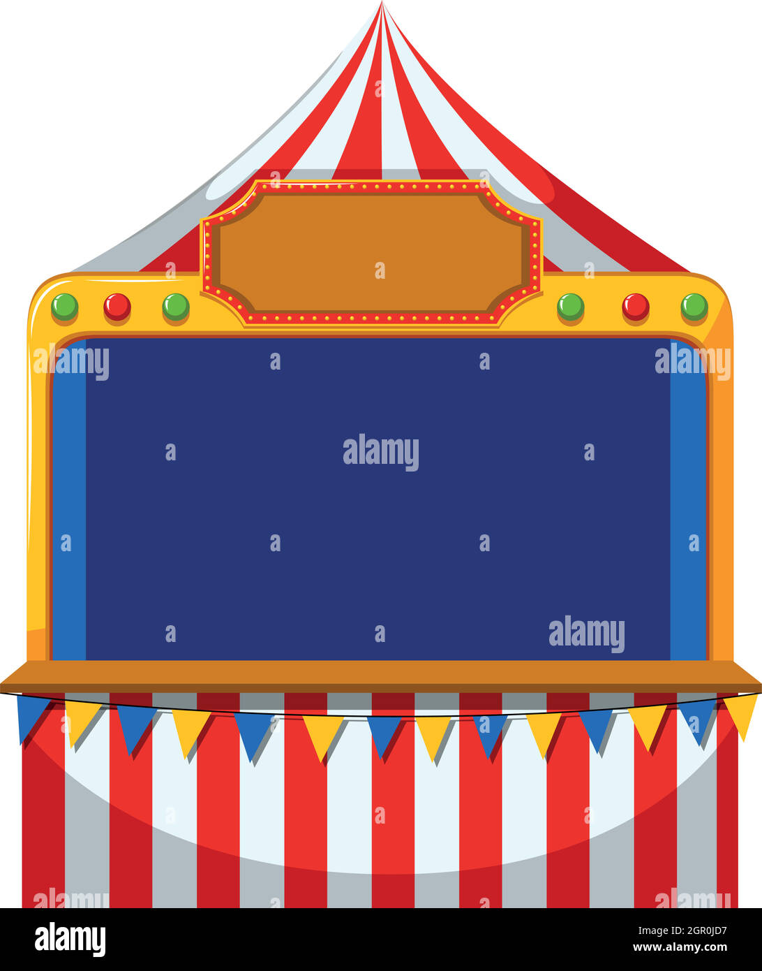 Circus tent border hi-res stock photography and images - Alamy