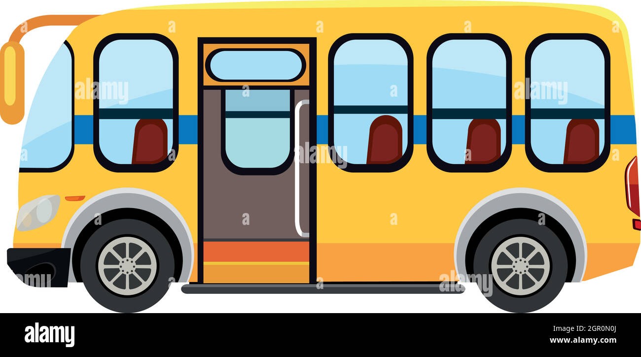 Illustration school bus on Stock Vector Images - Alamy