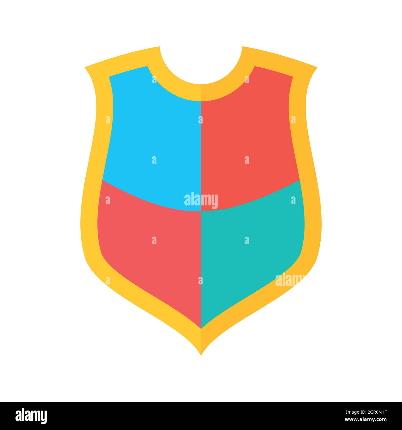 Shield for war icon, flat style Stock Vector Image & Art - Alamy