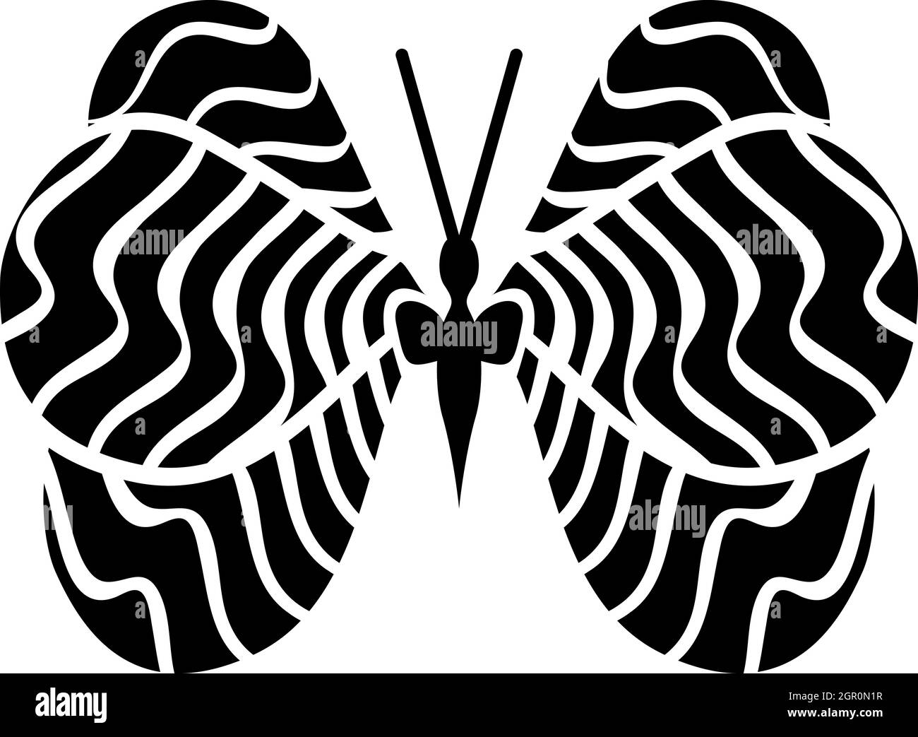 Butterfly icon simple style Cut Out Stock Images & Pictures - Alamy
