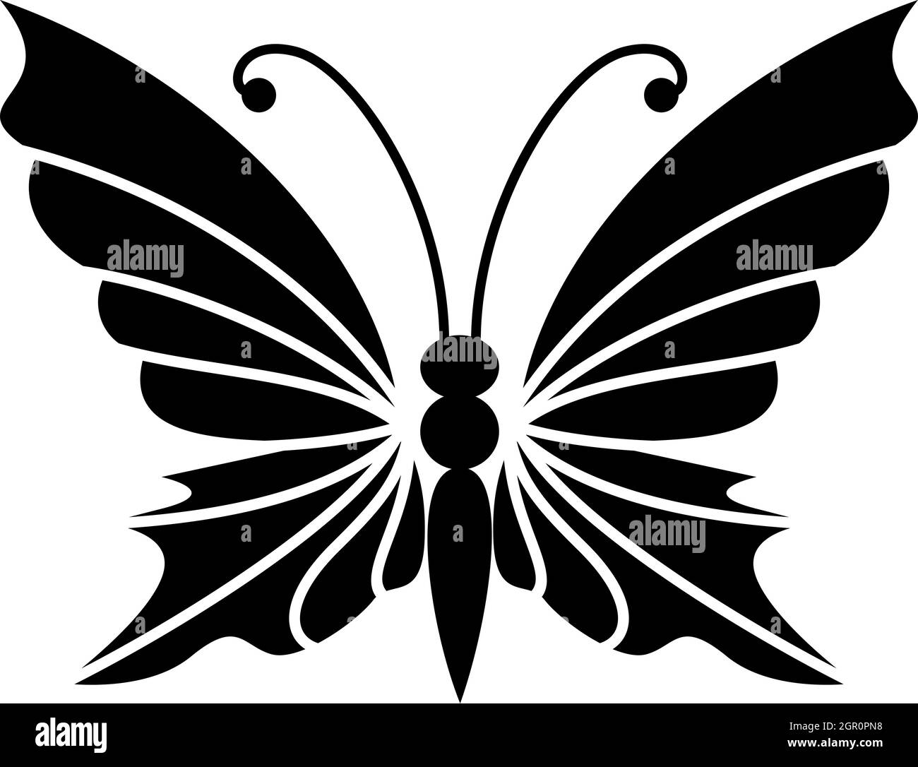 Moth antennae Stock Vector Images - Alamy