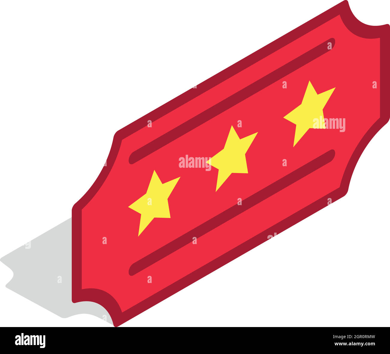 Ticket cinema isometric icon hi-res stock photography and images - Alamy