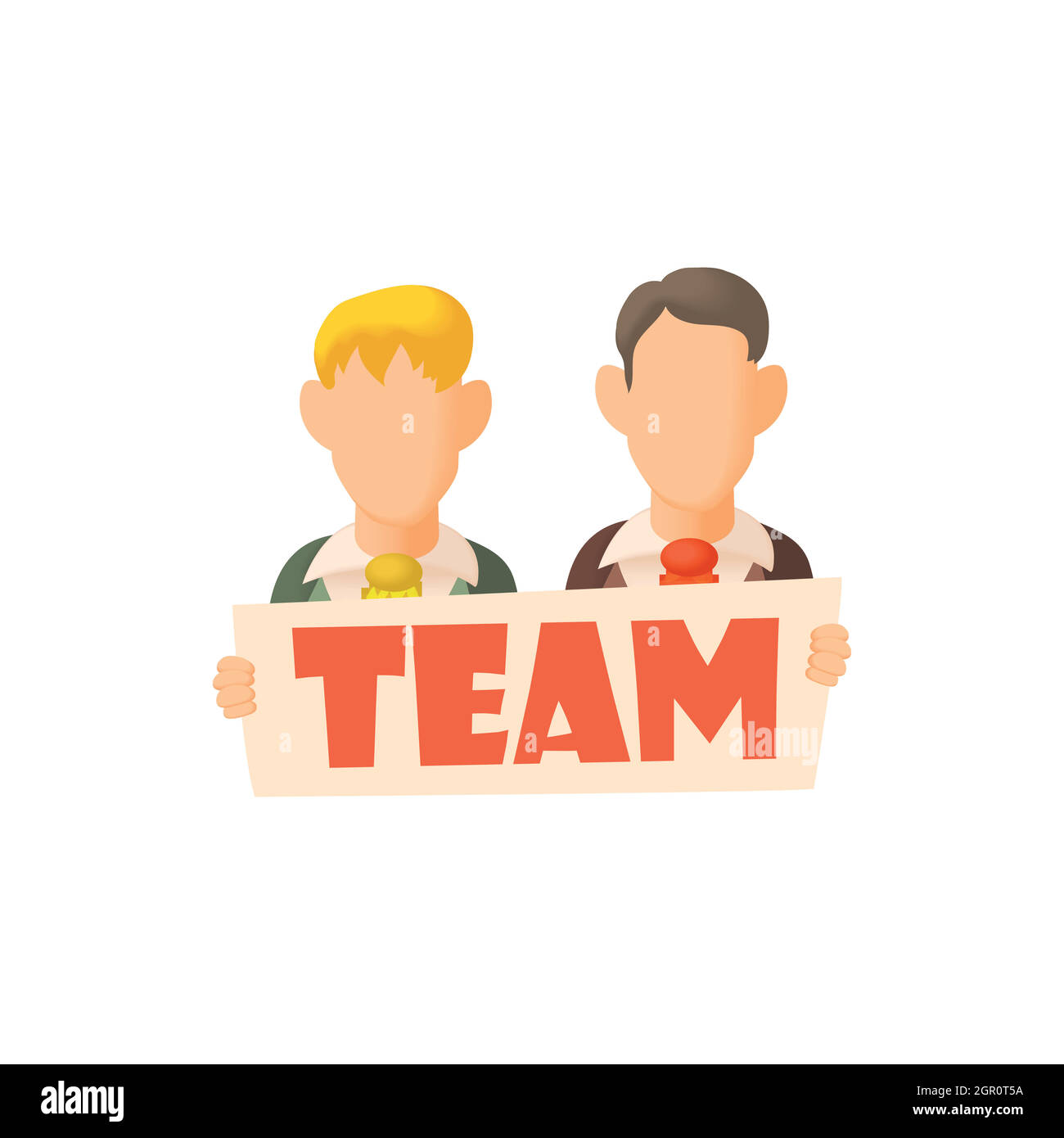 Company manager holding business Stock Vector Images - Alamy