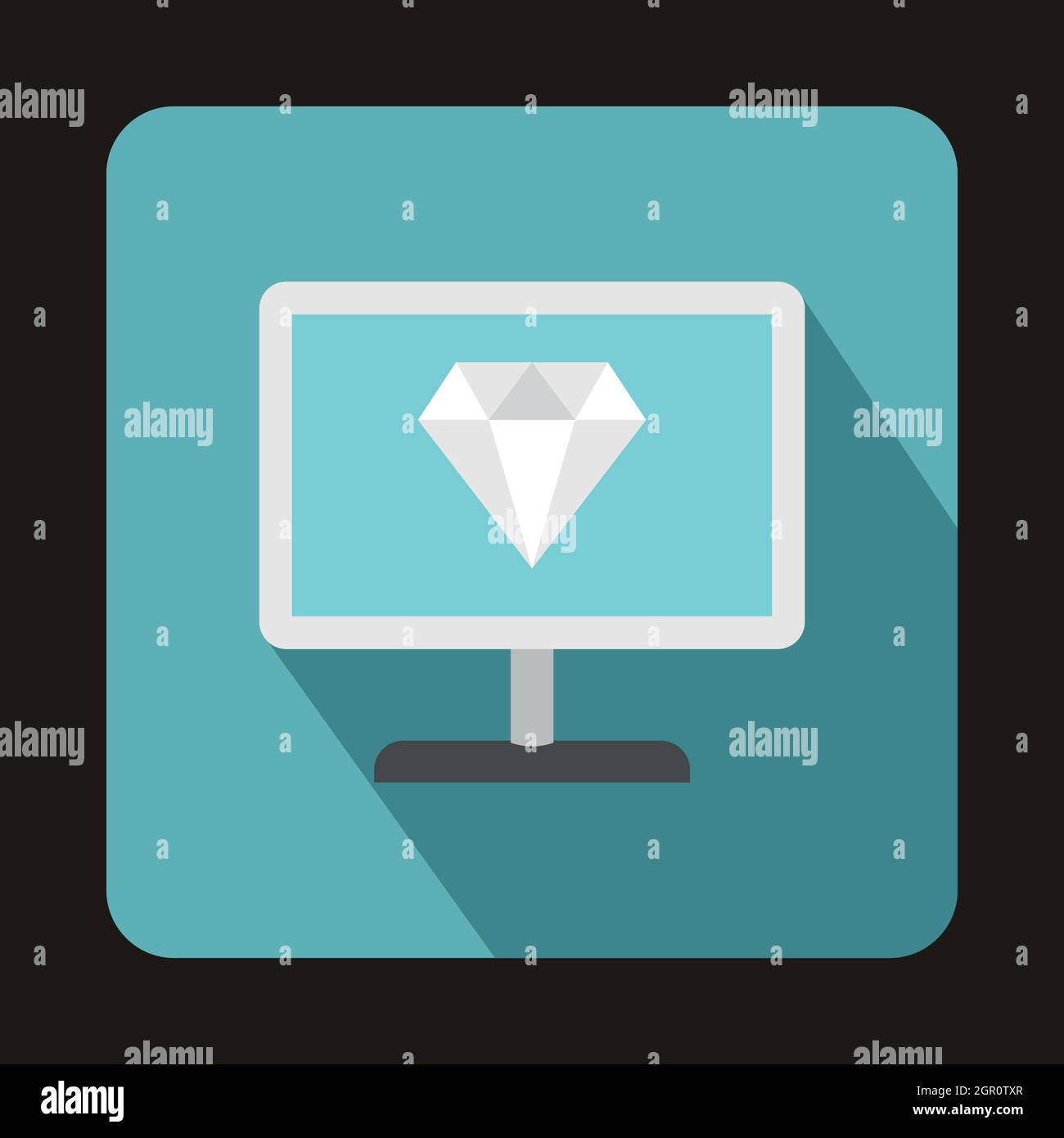 Blue diamond Stock Vector Images - Alamy