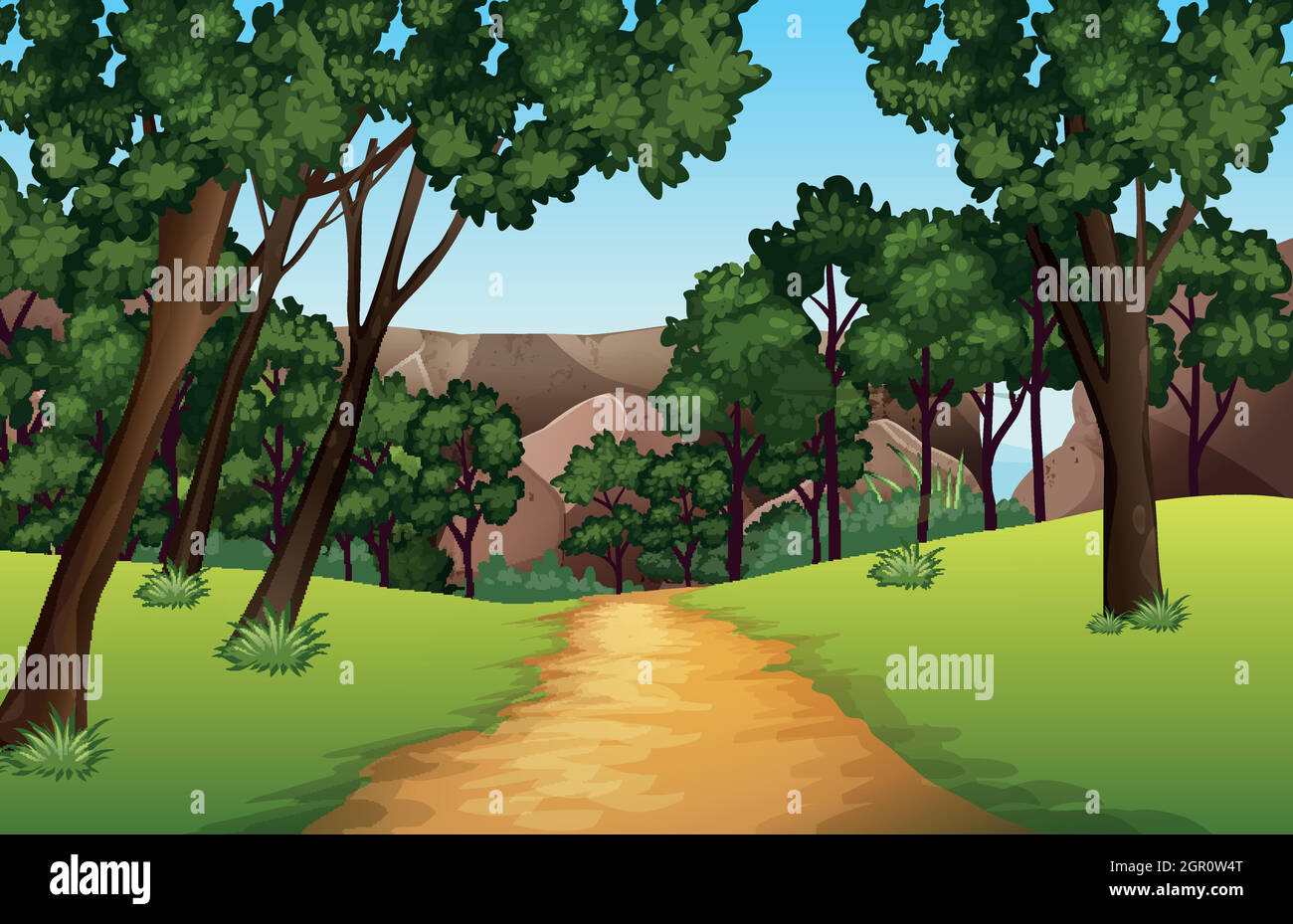 Pathway illustration hi-res stock photography and images - Alamy