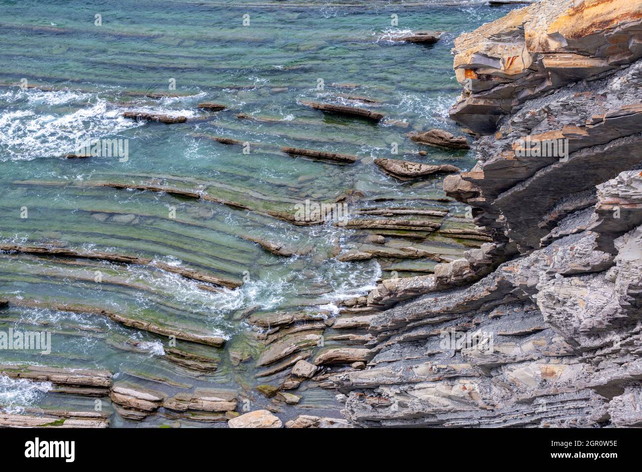 Corniche d'Urrugne, Observation deck, The cliffs of the Corniche is one ...