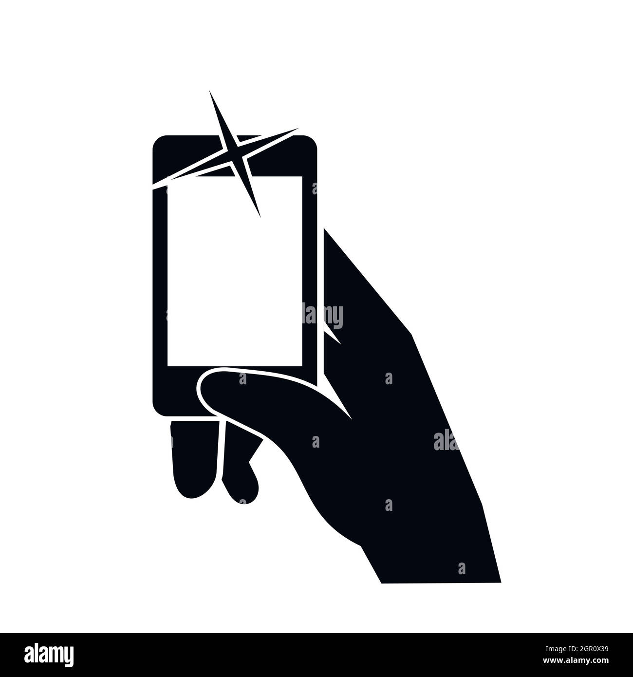 Hand taking isolated icon Stock Vector Images - Alamy