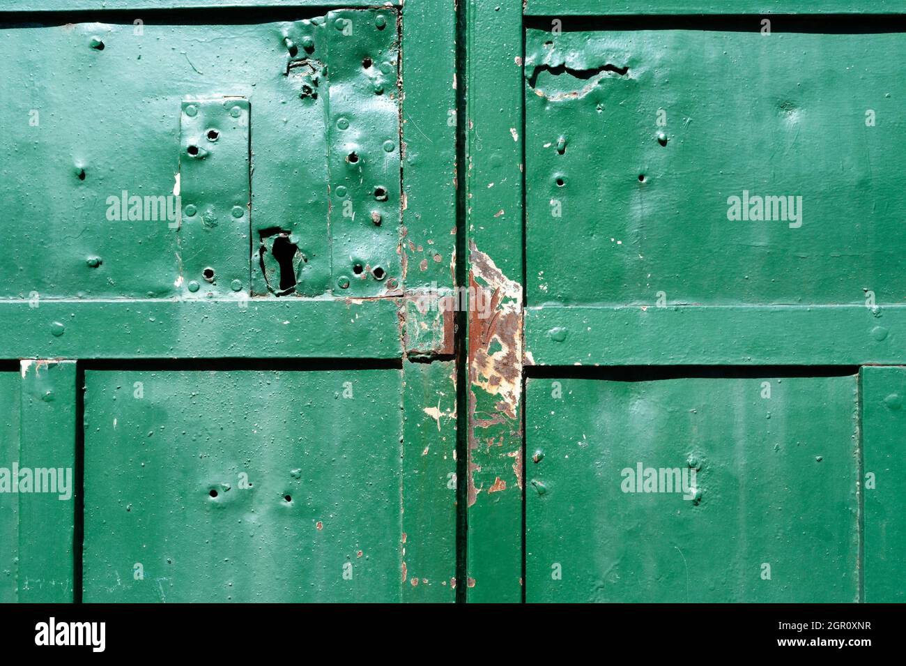Old retro style door Stock Photo - Alamy