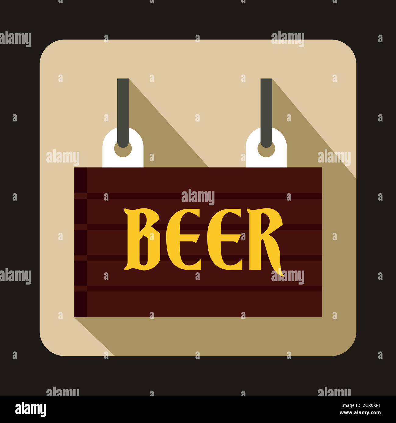 Hanging bar sign Stock Vector Images - Alamy