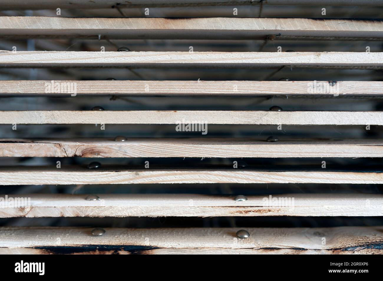 Channel surface, grooved horizontal surface Stock Photo - Alamy