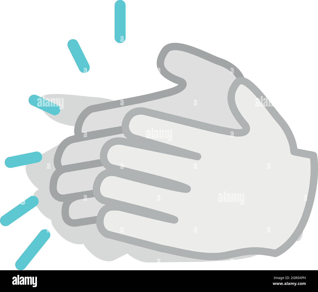 Isolated celebration gesture 3d Stock Vector Images - Alamy