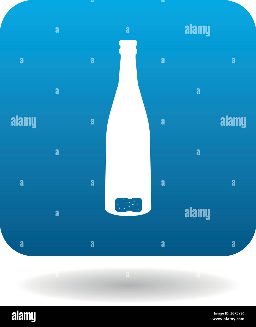 Used wine bottle glass Stock Vector Images - Alamy