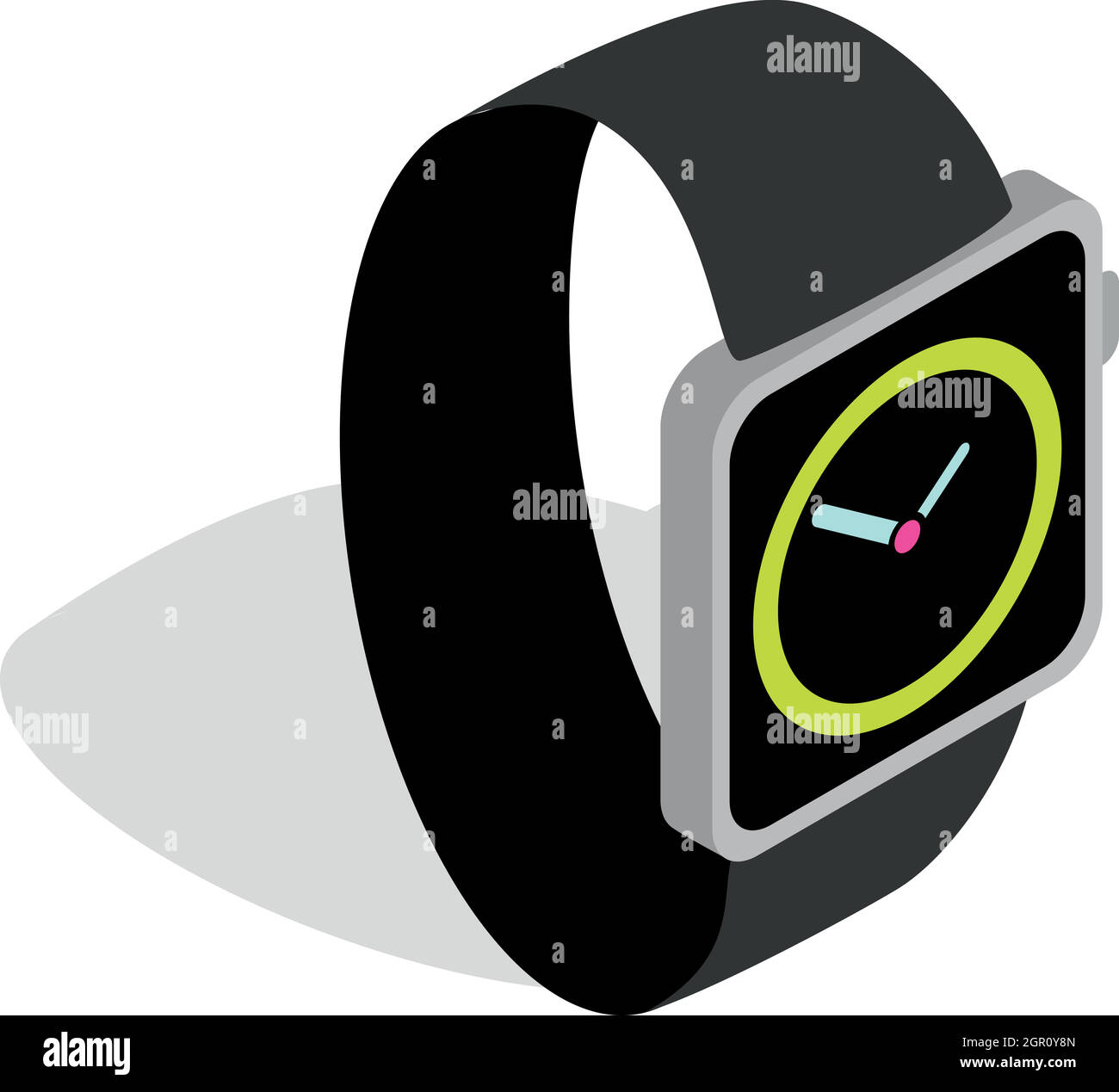 Wristwatch icon, isometric 3d style Stock Vector Image & Art - Alamy