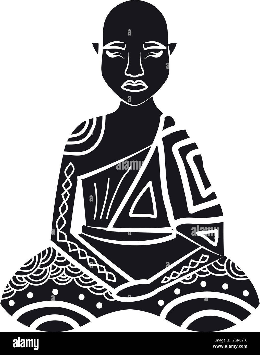 Thai monk icon in simple style Stock Vector Image & Art - Alamy