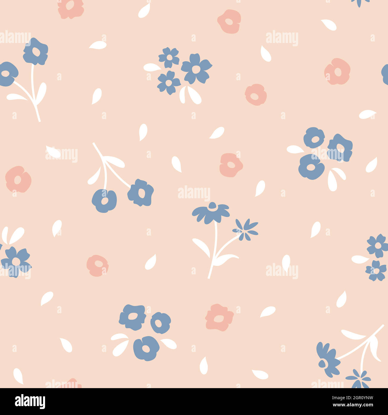 Pink white cute seamless Stock Vector Images - Alamy