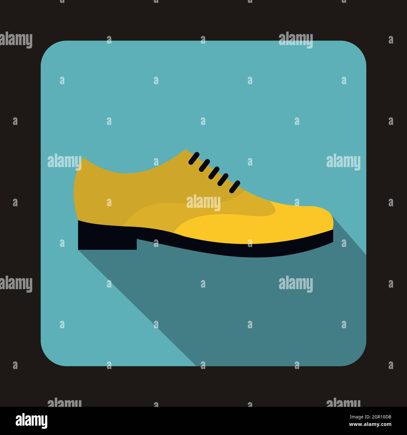 Man flat yellow color Stock Vector Images - Alamy