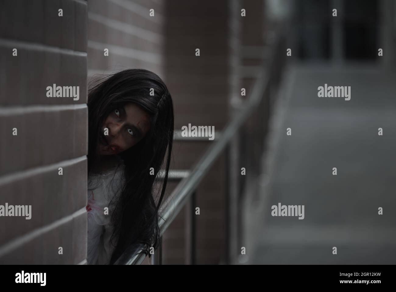 Scary monster in dark room hi-res stock photography and images - Alamy