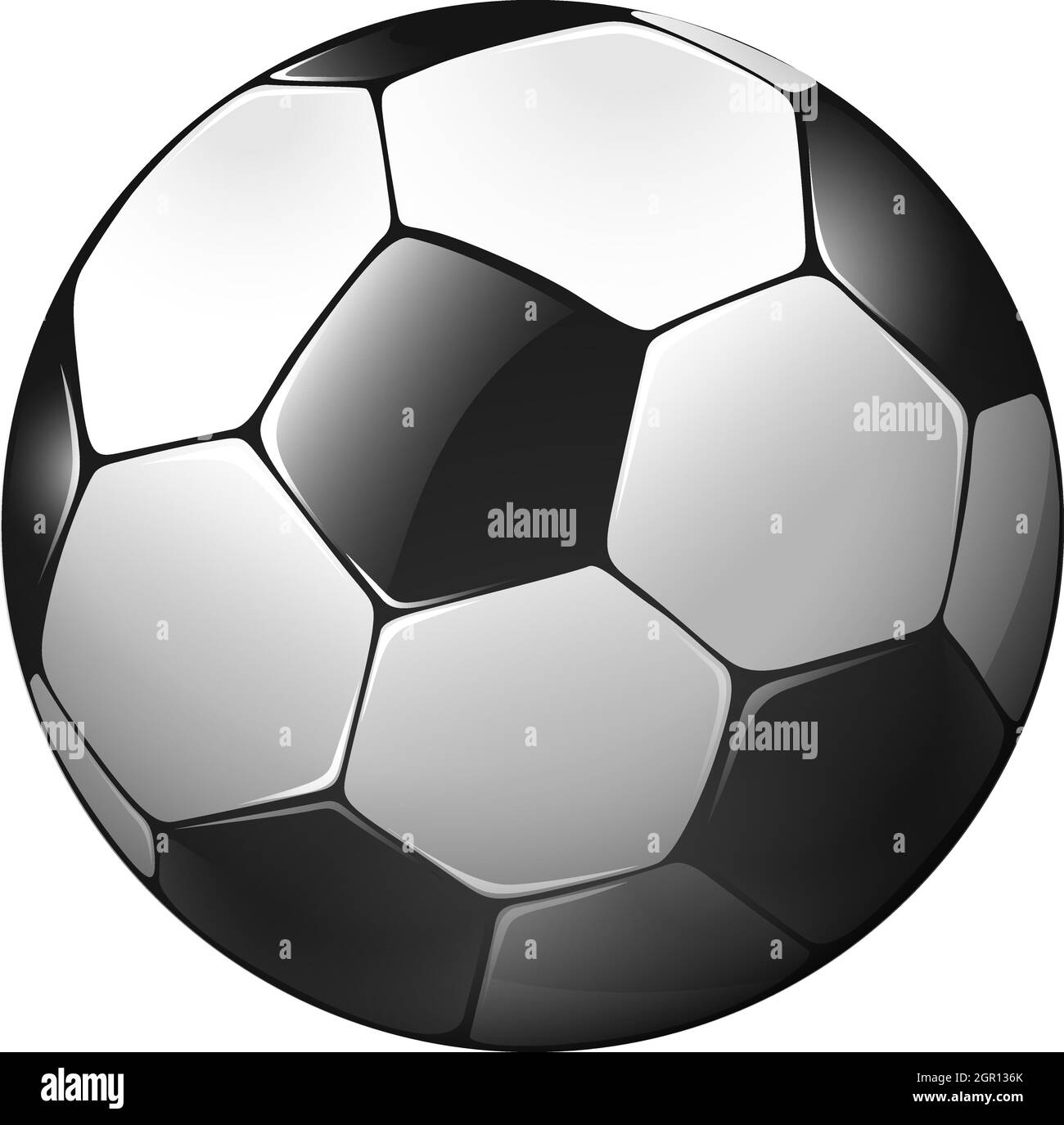 Classic soccer ball Stock Vector Images - Alamy