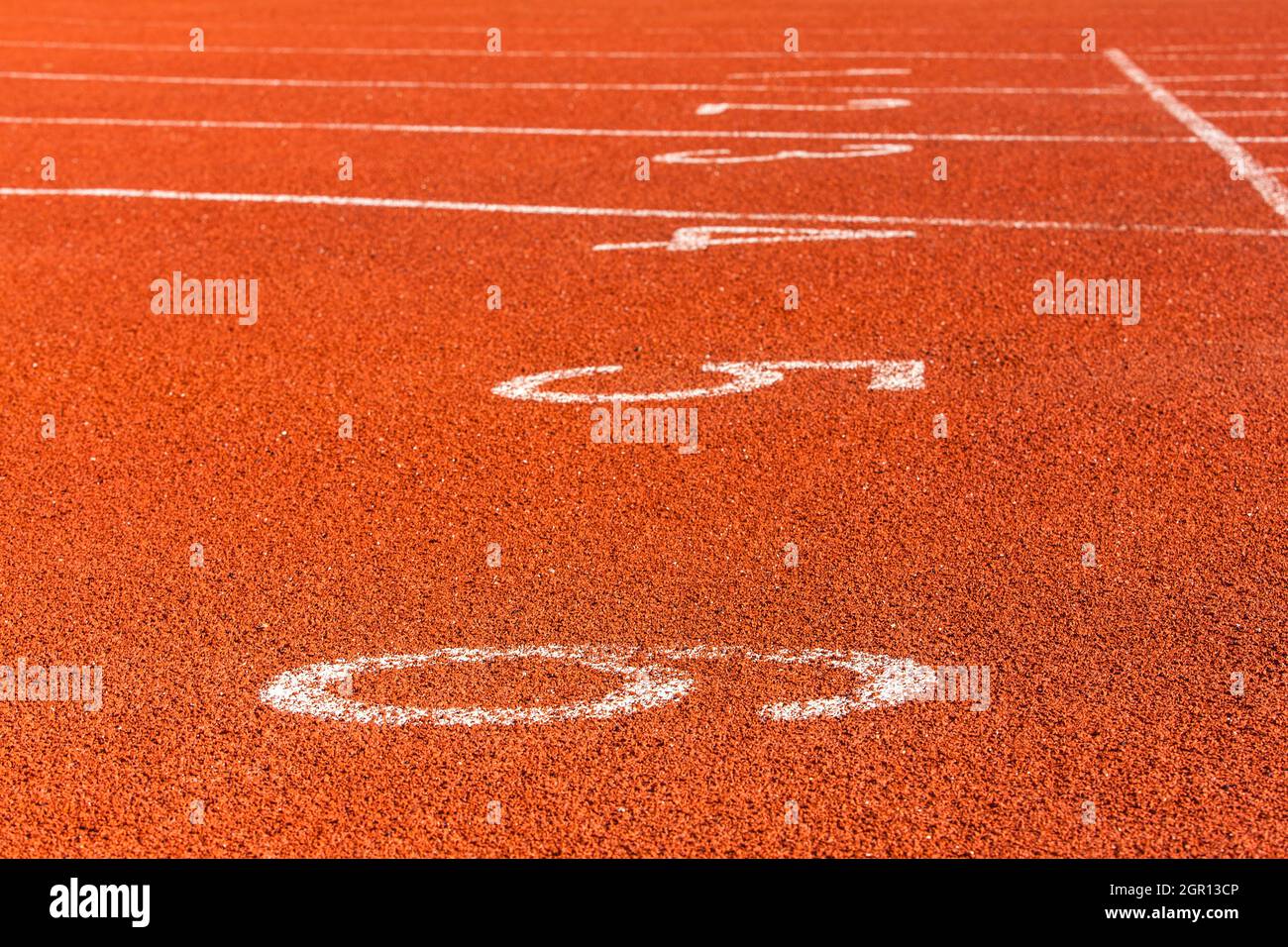 Athletic markings hi-res stock photography and images - Alamy