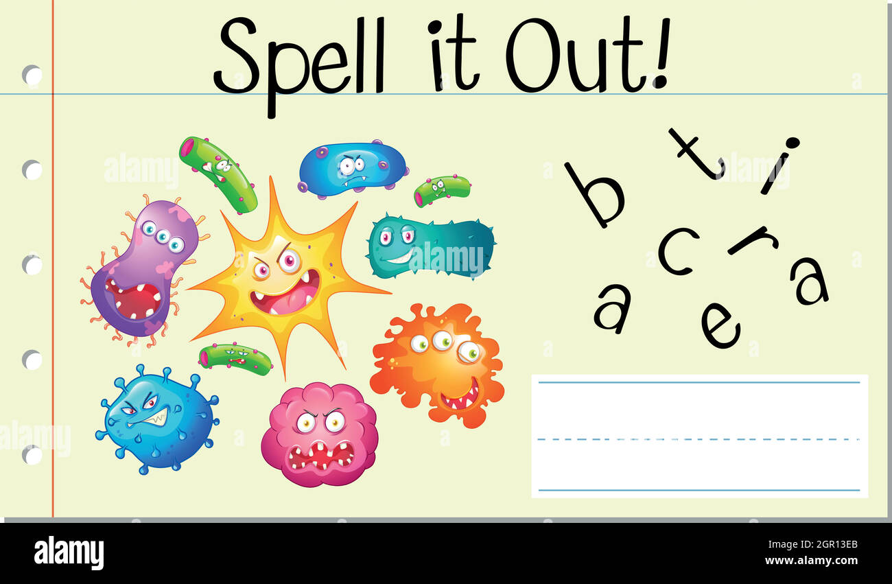 Bacteria word hi-res stock photography and images - Alamy