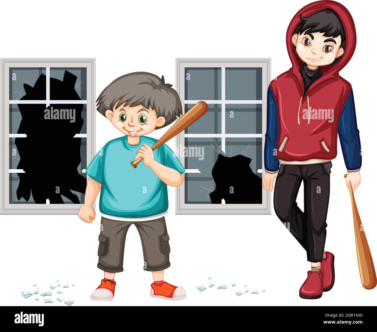 Child trouble Stock Vector Images - Alamy
