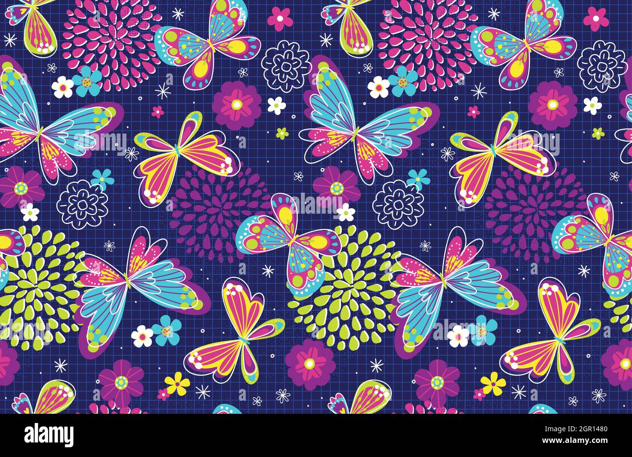 Bright bold colorful nature Stock Vector Images - Alamy