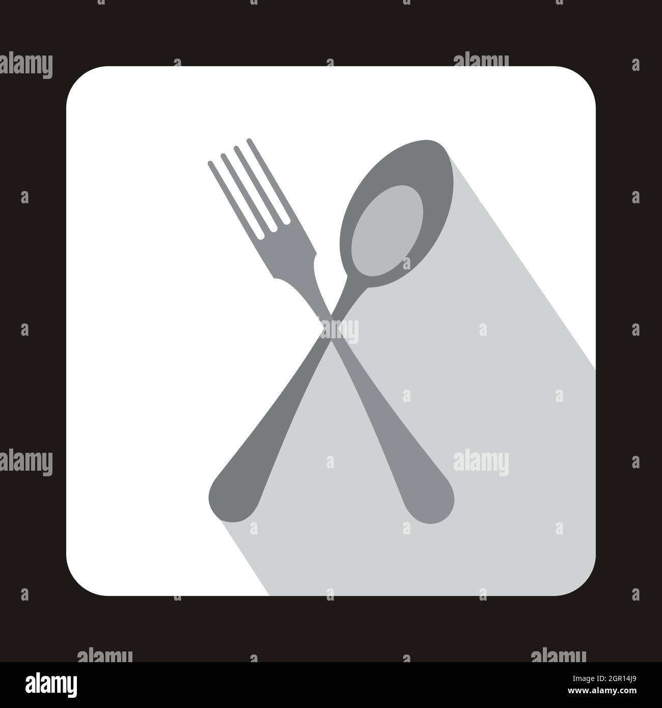 Kitchen in flat Stock Vector Images - Alamy