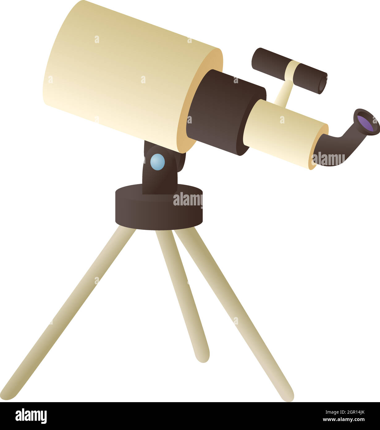 Cartoon telescope hi-res stock photography and images - Alamy
