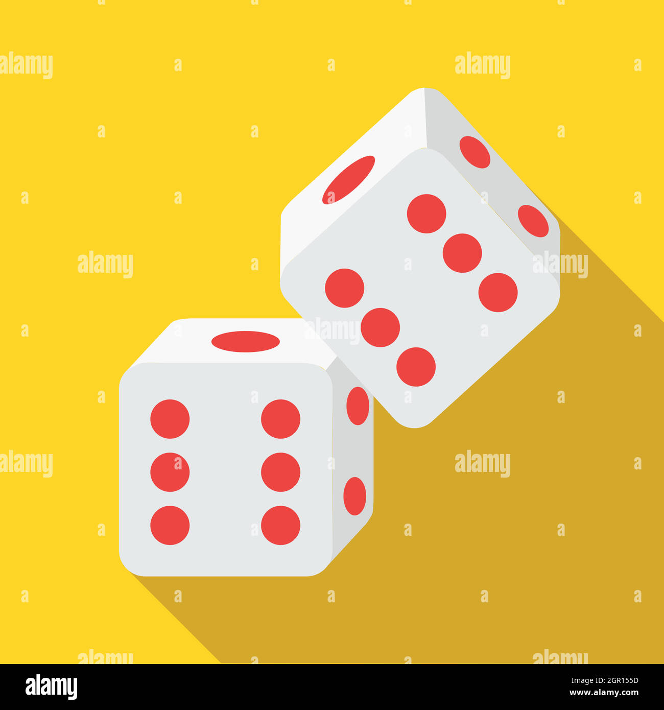 Six dice Stock Vector Images - Alamy