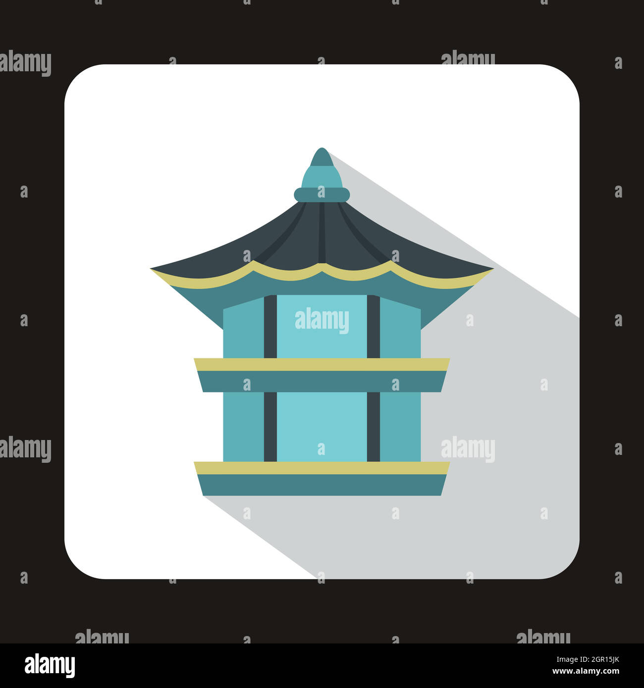 Hexagonal temple structure hi-res stock photography and images - Alamy