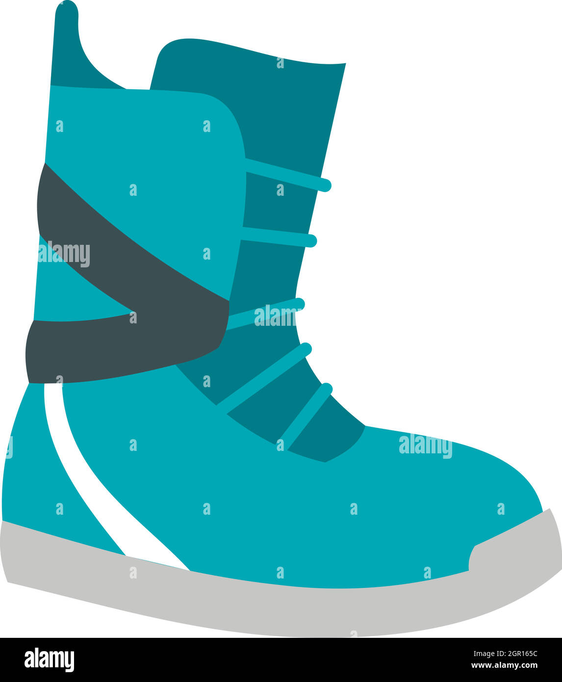 Winter snow boot icon, flat style Stock Vector Image & Art - Alamy