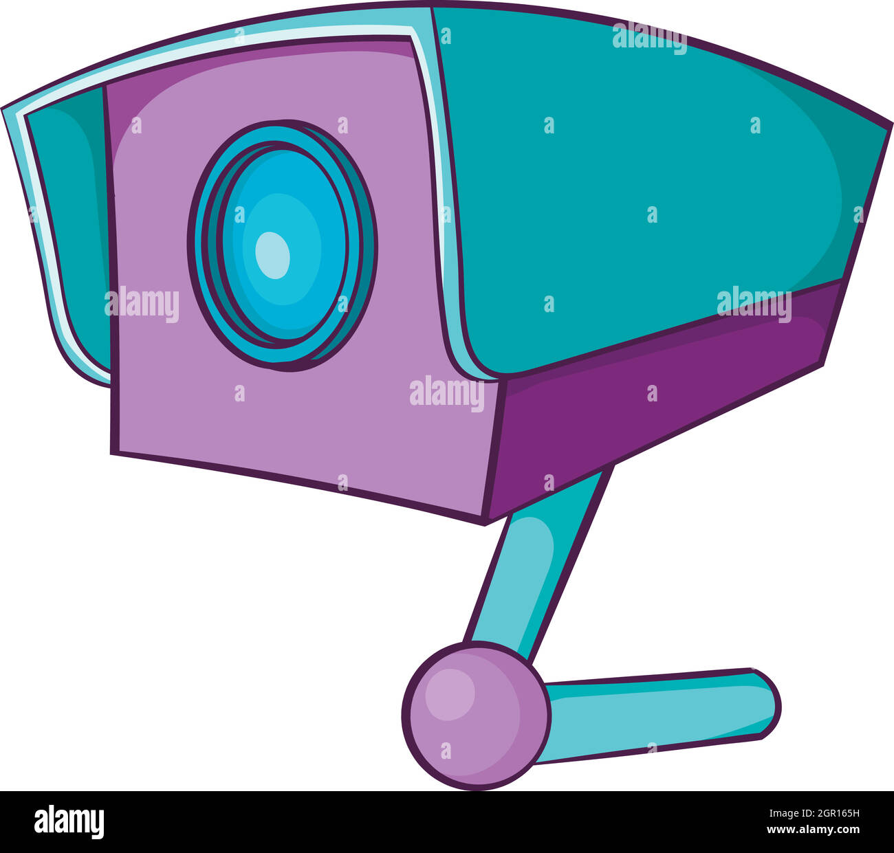 CCTV camera icon, cartoon style Stock Vector Image & Art - Alamy