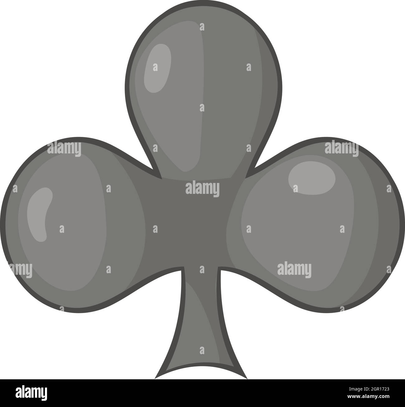 Card suit clubs icon, cartoon style Stock Vector Image & Art - Alamy