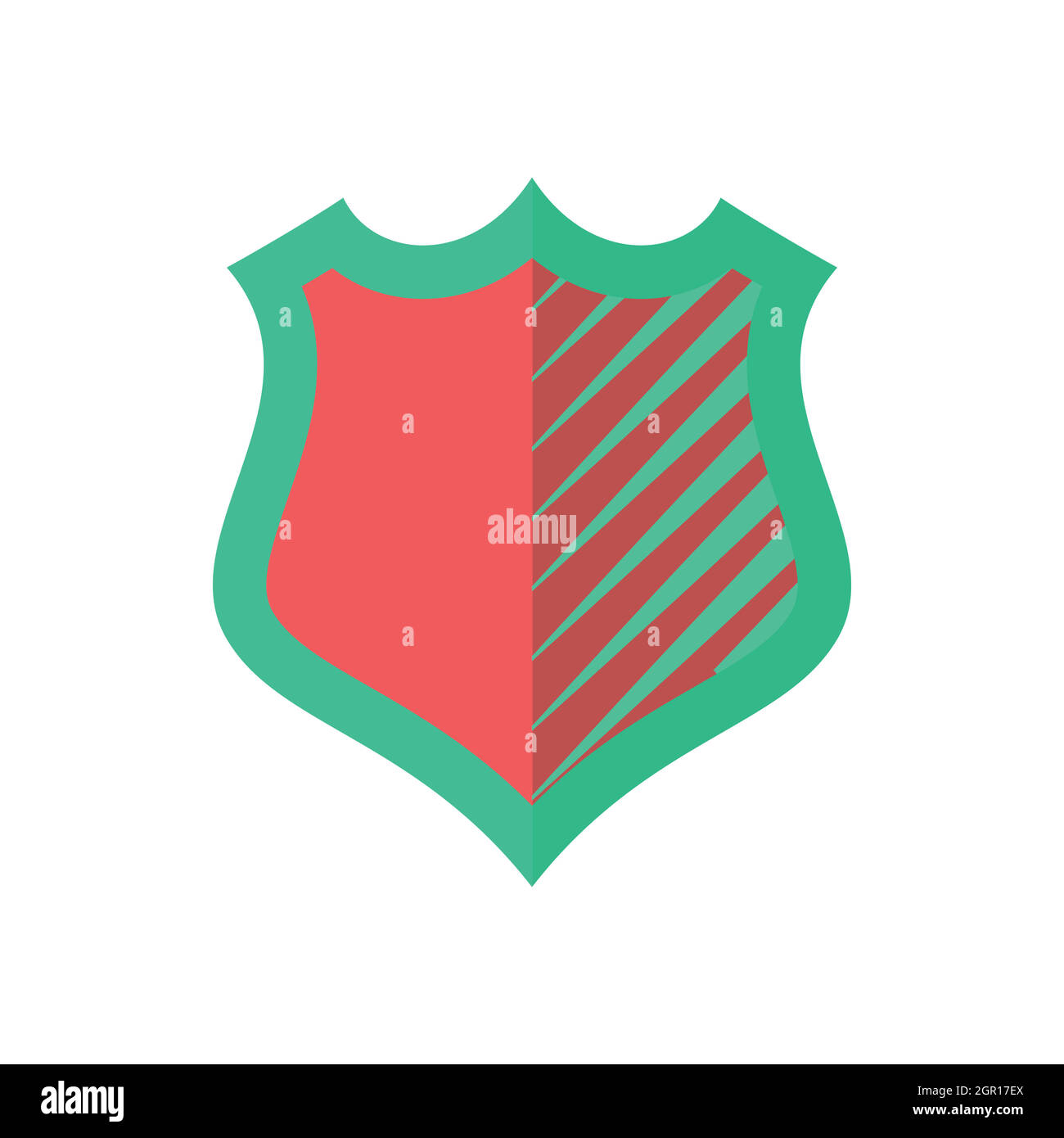 Red vintage shield ancient Stock Vector Images - Alamy