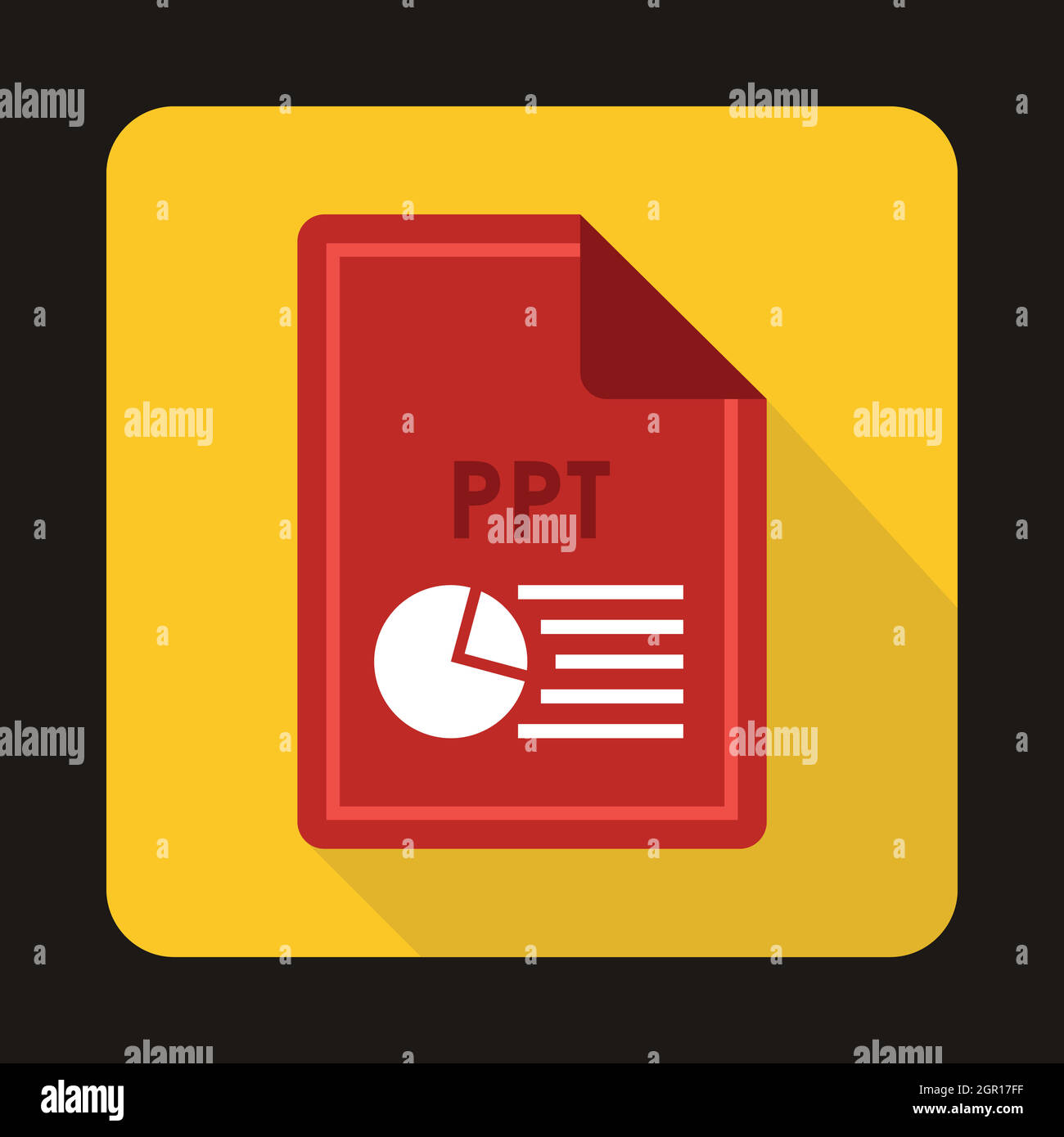 Ppt file format icon hi-res stock photography and images - Alamy