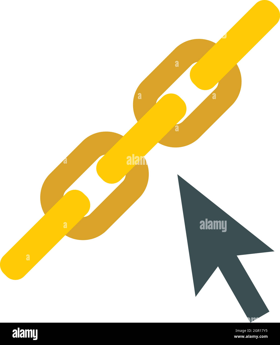 Yellow links Stock Vector Images - Alamy