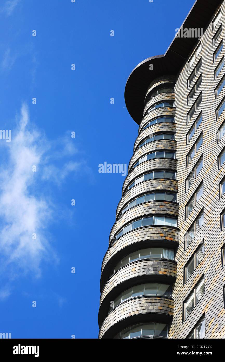 High angle view modern building hi-res stock photography and images - Alamy
