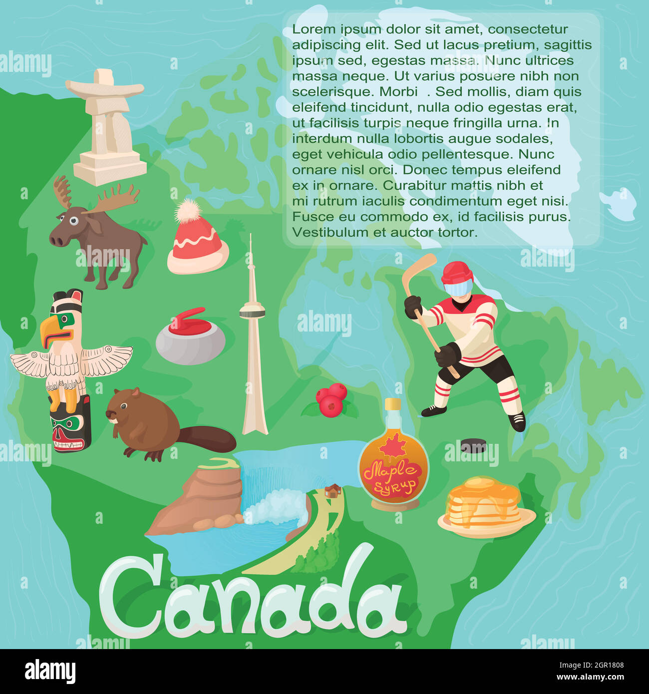 Snow canada Stock Vector Images - Alamy