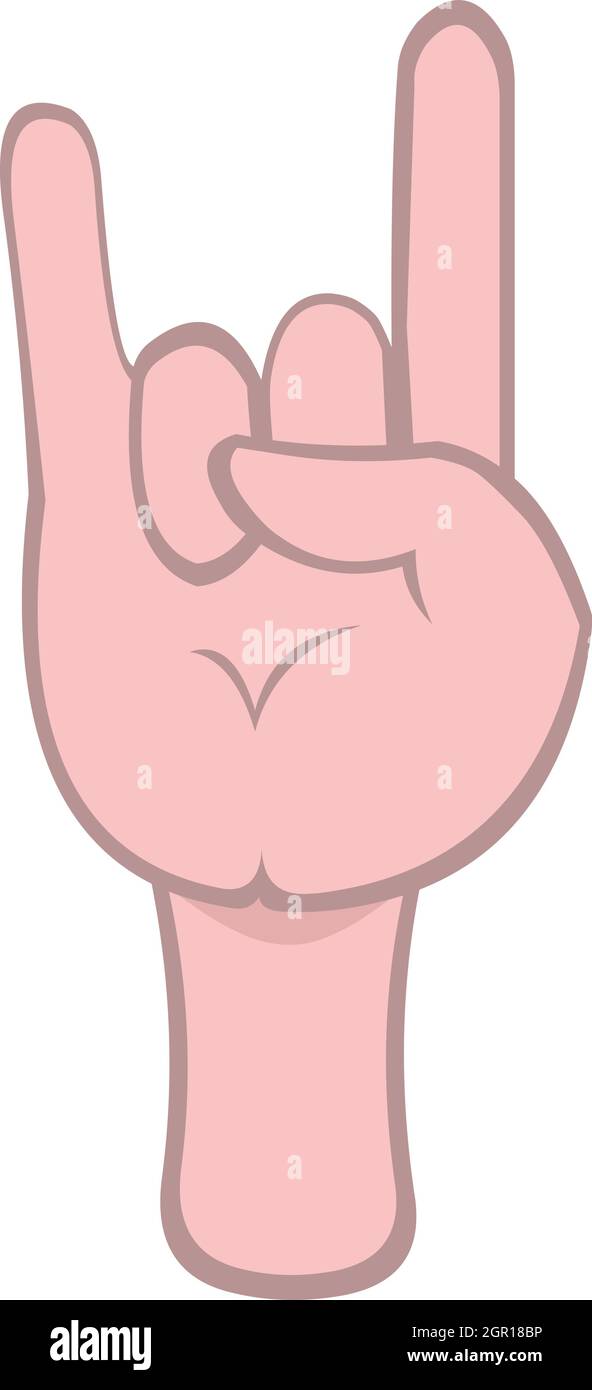 Sign of the horns hand gesture hi-res stock photography and images - Alamy