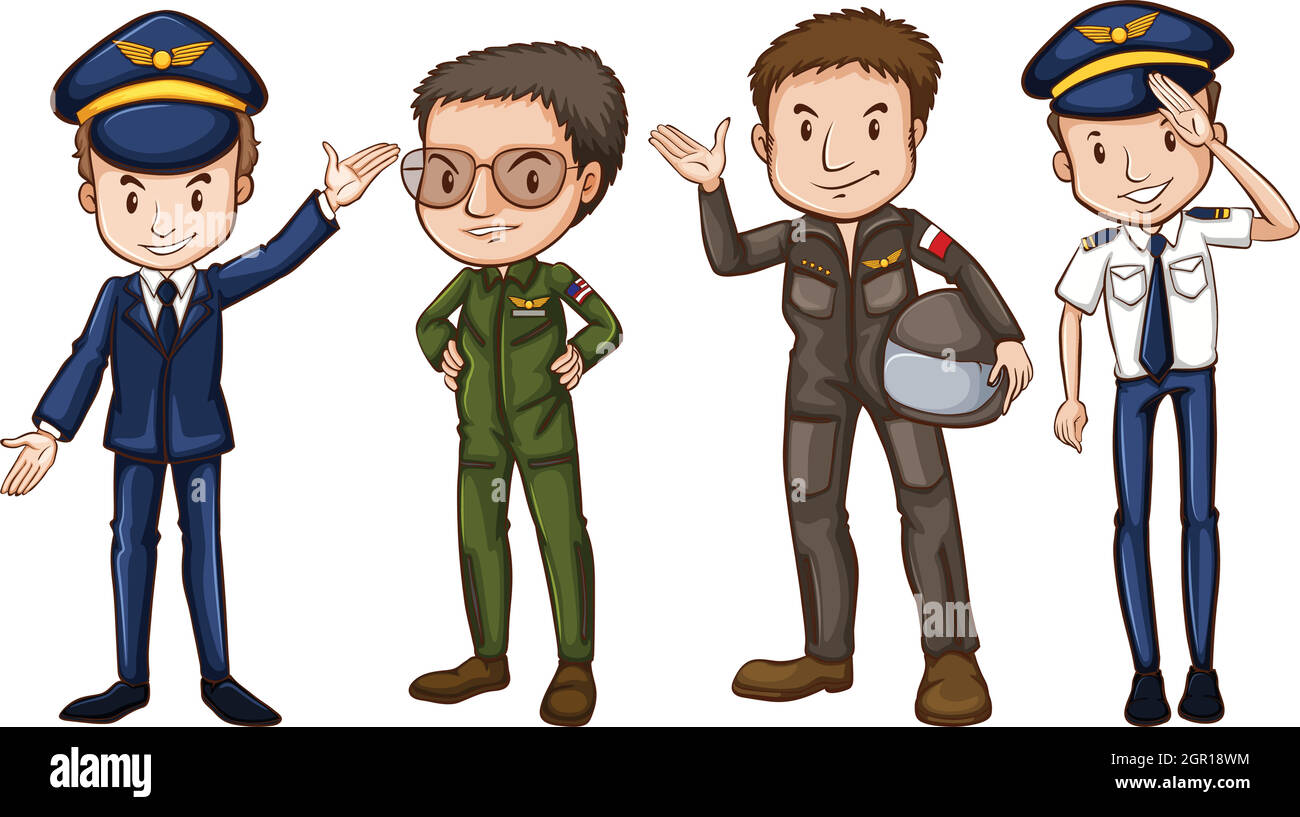 Pilots and planes Cut Out Stock Images & Pictures - Alamy