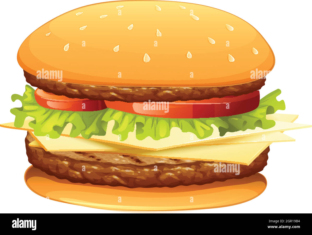 Cheese and vegetables Stock Vector Images - Alamy