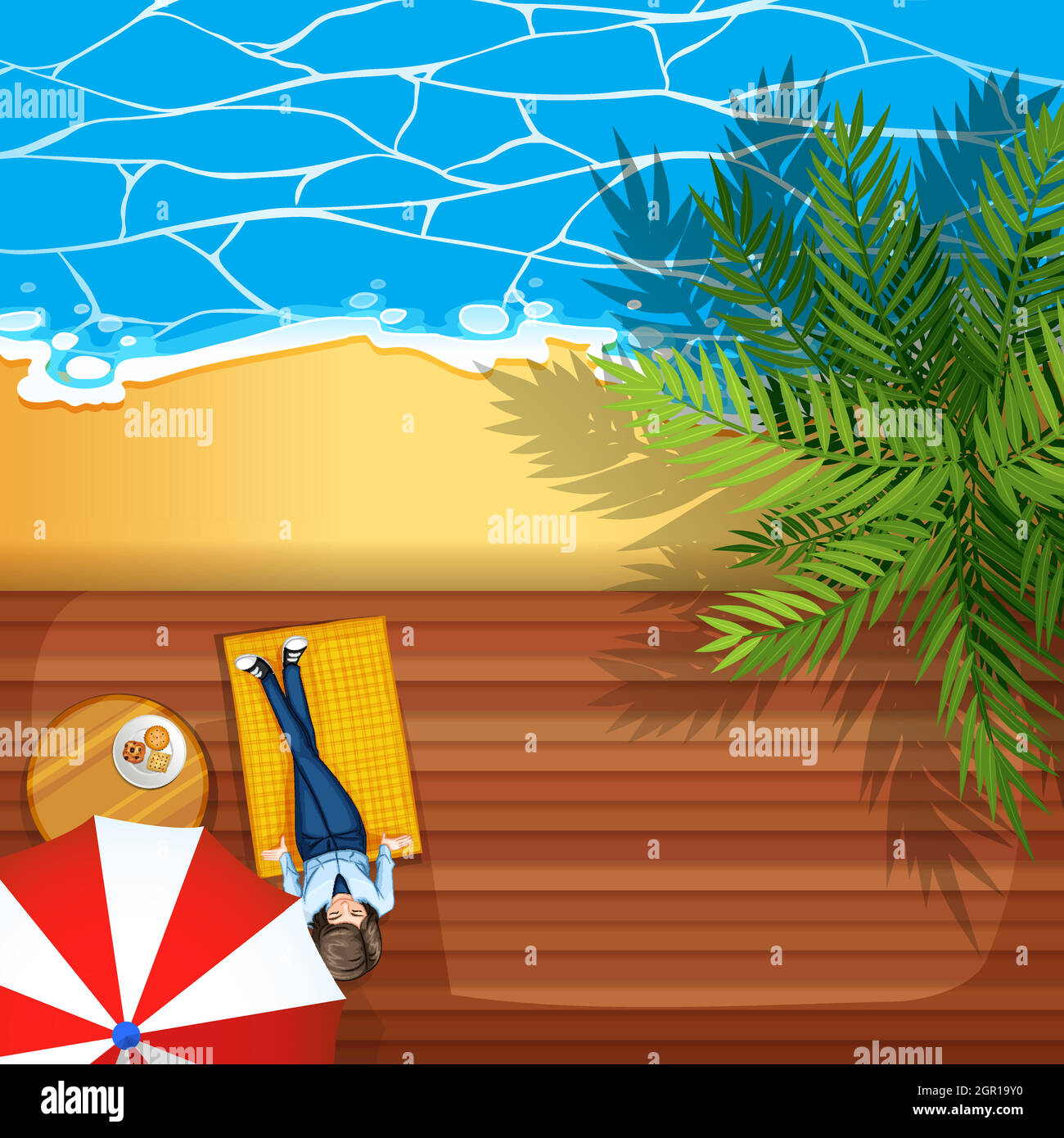 Woman cookies Stock Vector Images - Alamy