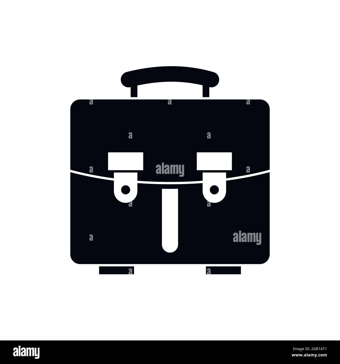 Brief icon simple illustration Cut Out Stock Images & Pictures - Alamy