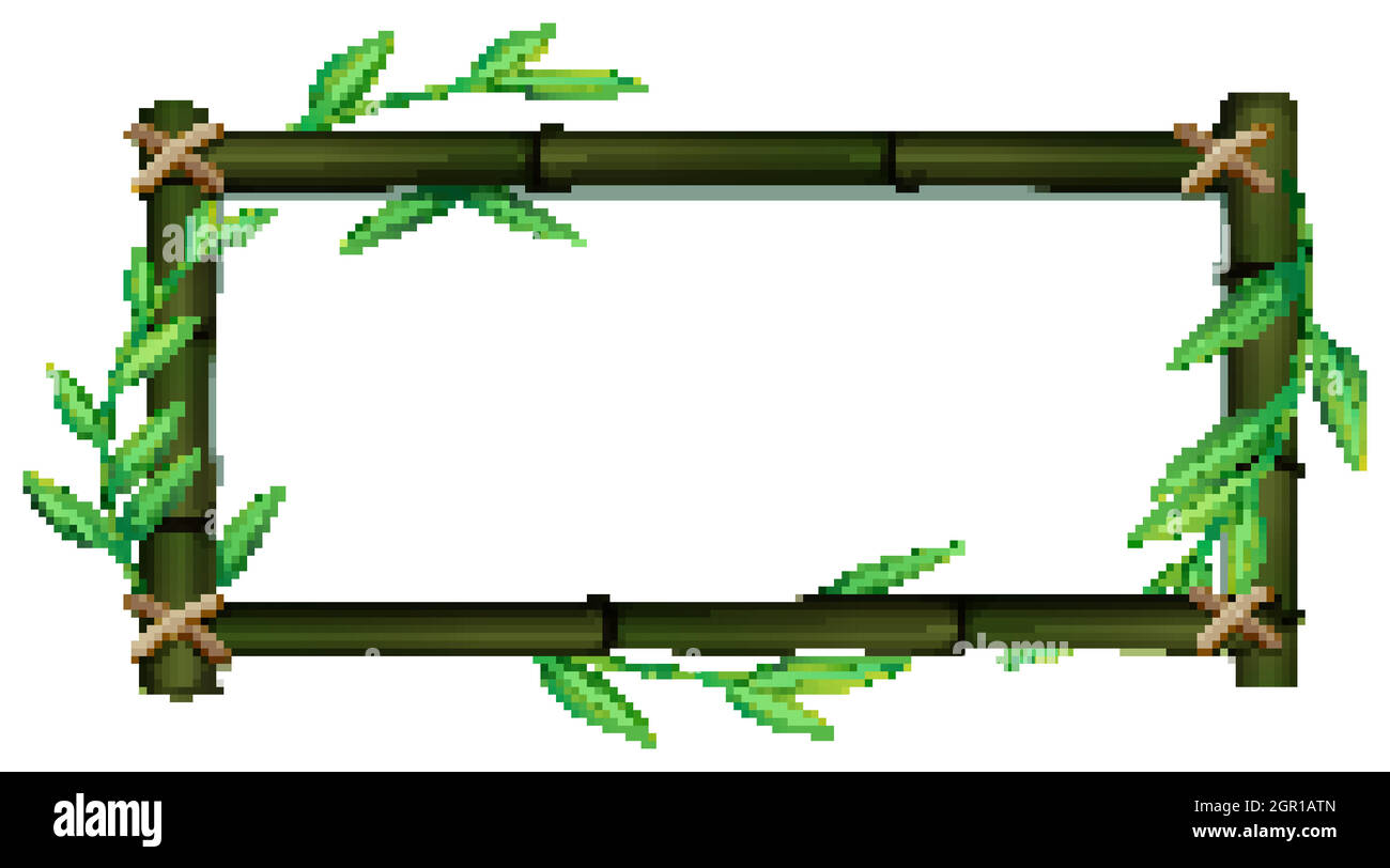Bamboo frame clipart hi-res stock photography and images - Alamy