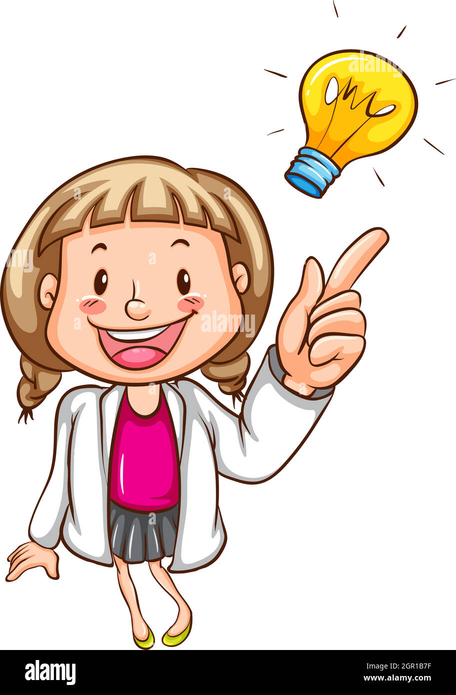 A smart young scientist Stock Vector Image & Art - Alamy