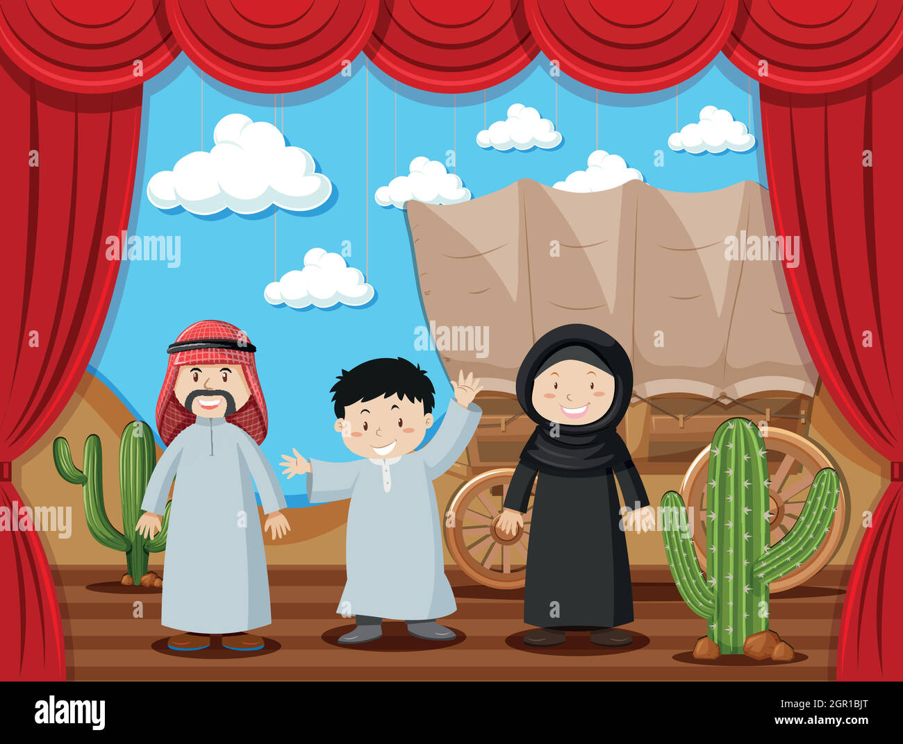 Stage acting Stock Vector Images - Alamy