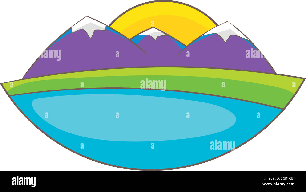 White mountain Stock Vector Images - Alamy