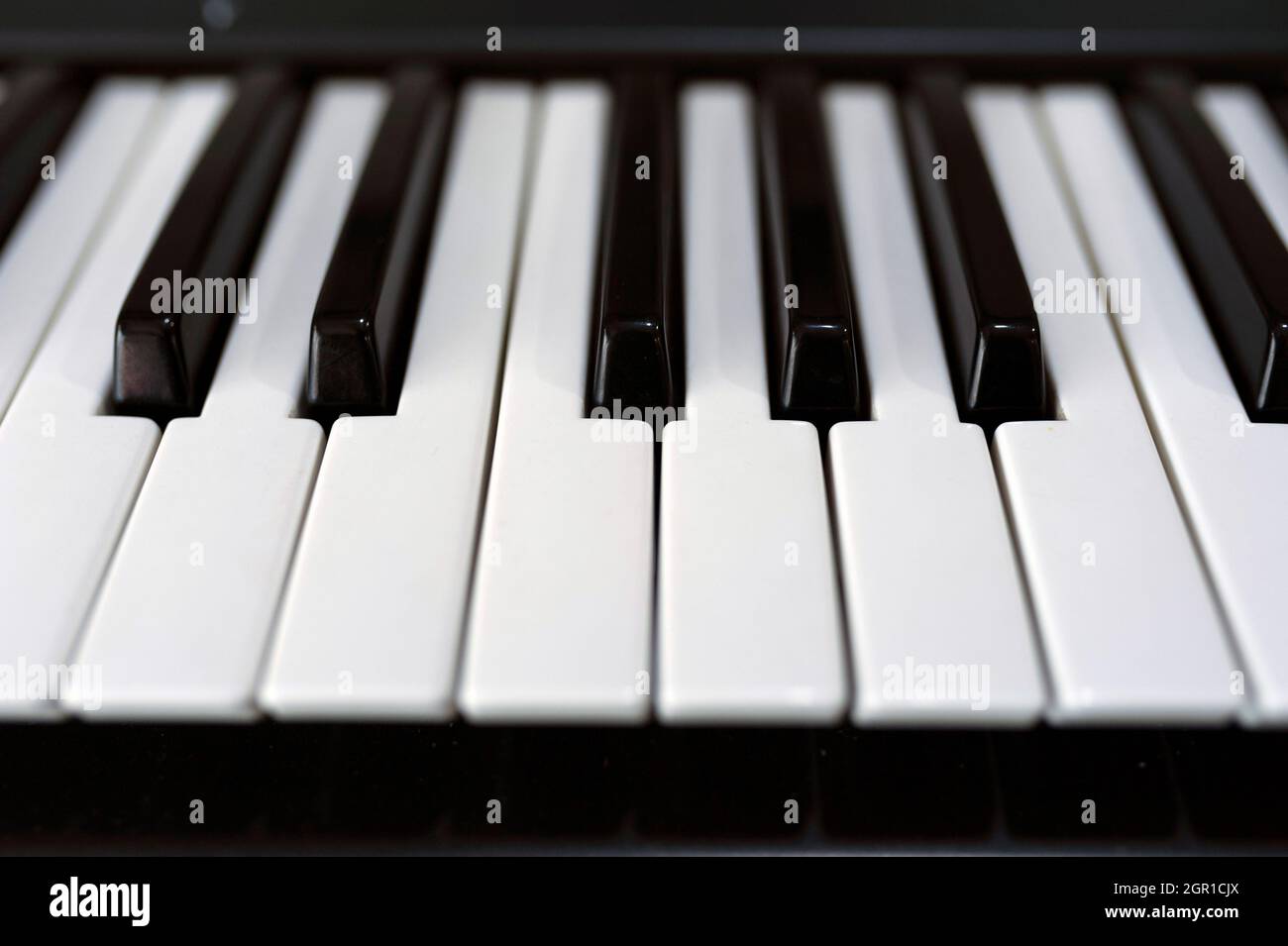 Close-up piano keys Stock Photo - Alamy